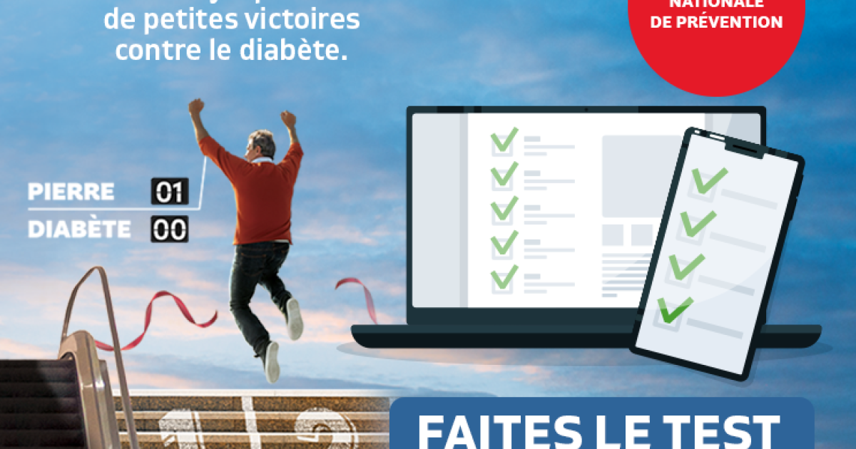 [Le test FINDRISC permet d’évaluer le risque de développer un diabète ...